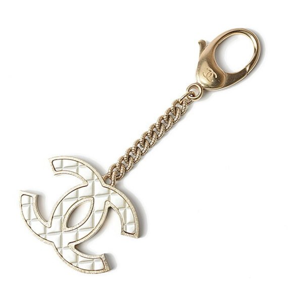 CHANEL | Accessories | Chanel Keyring Keychain Bag Charm Coco Mark Cc ...